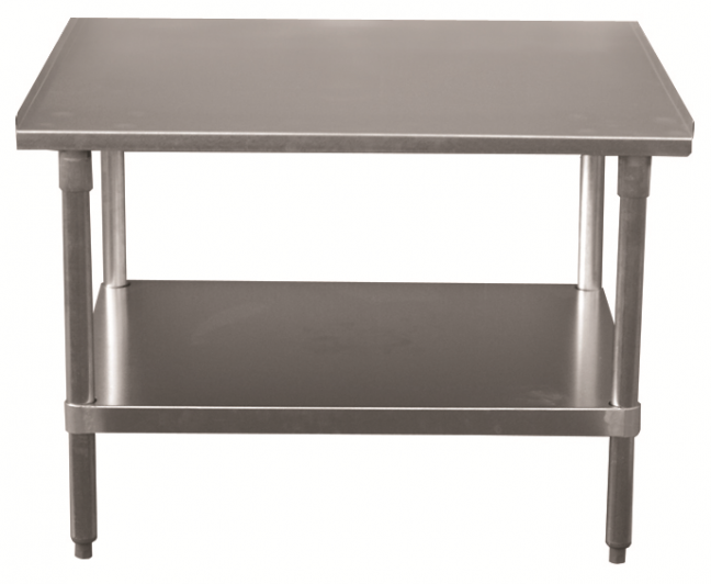 Stainless Steel Equipment Stands with Under Shelf - Cleanroom Synergy